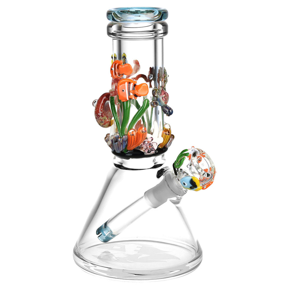 Empire Glassworks 8” Under the Sea Baby Beaker Bong 🐙 – Planet Nugg