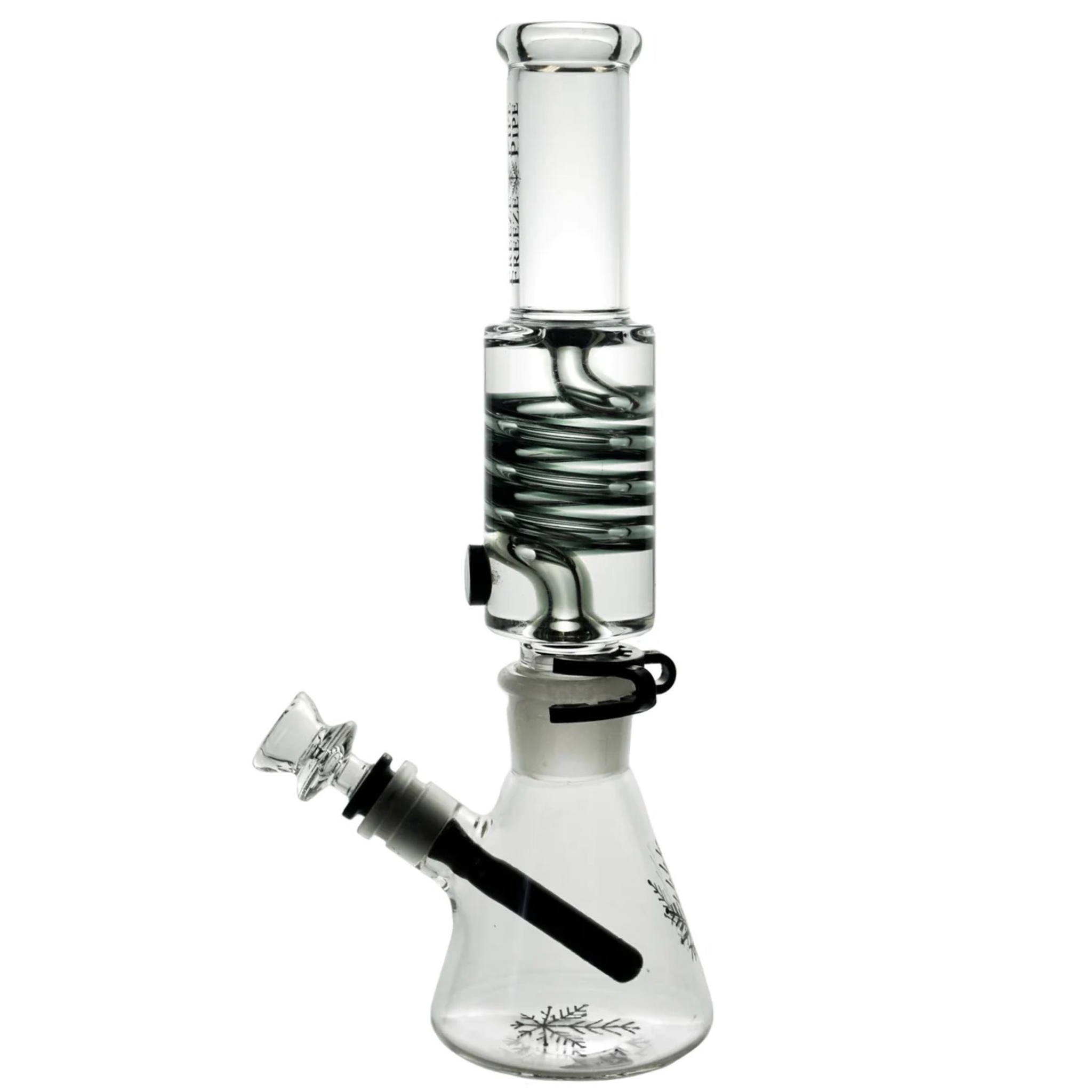 Freeze Pipe 11” Glycerin Coil Beaker Bong – Planet Nugg