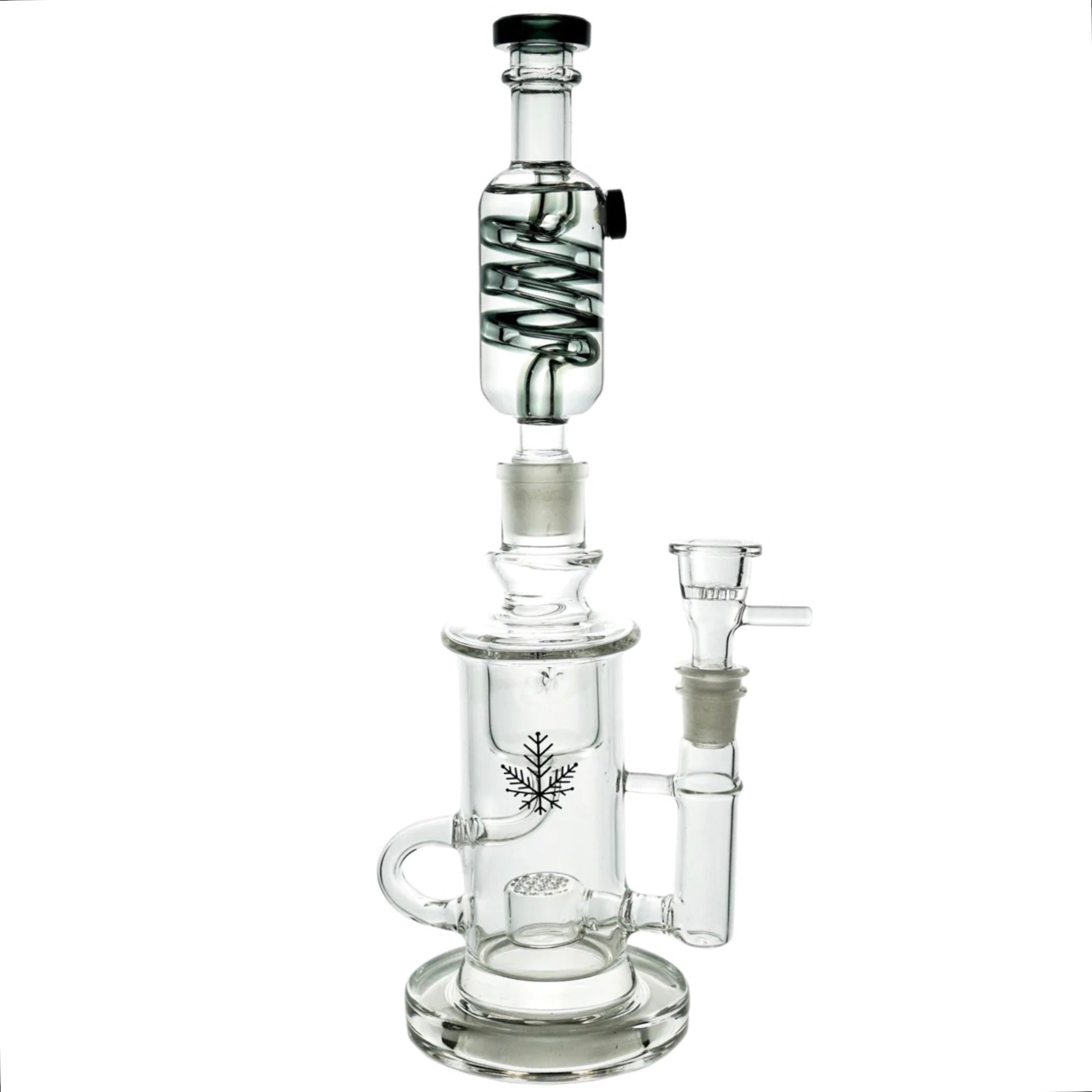 Freeze Pipe 11” Klein Recycler Bong 🌿🍯 – Planet Nugg