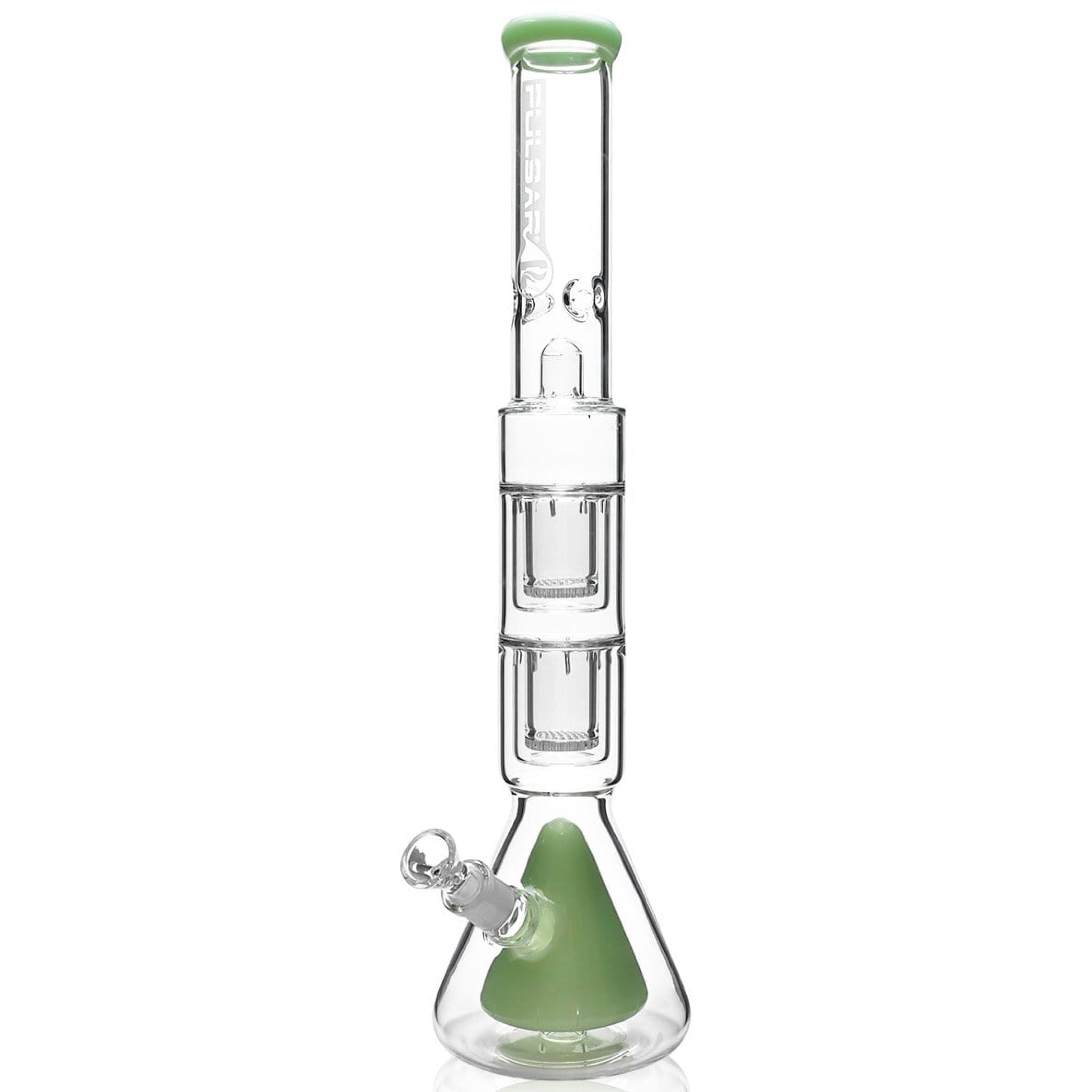 Pulsar 21.5” Quad Perc Beaker Bong – Planet Nugg